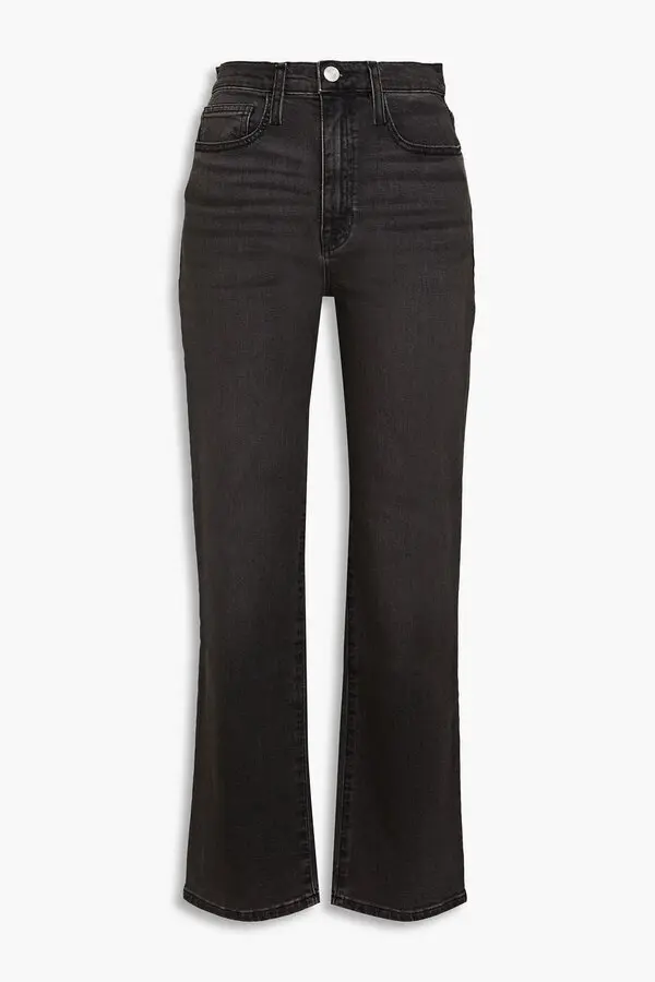 FRAME Le Jane Cropped Jeans - Dark Gray