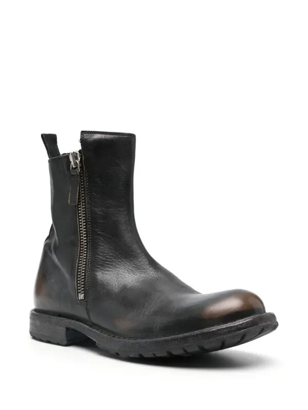 Moma Leather Ankle Boots
