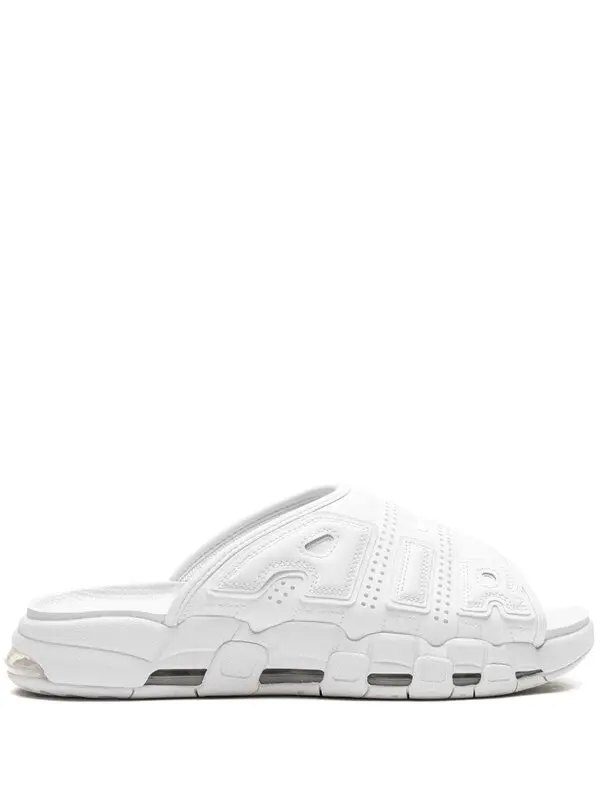 Nike More Uptempo Slides - White