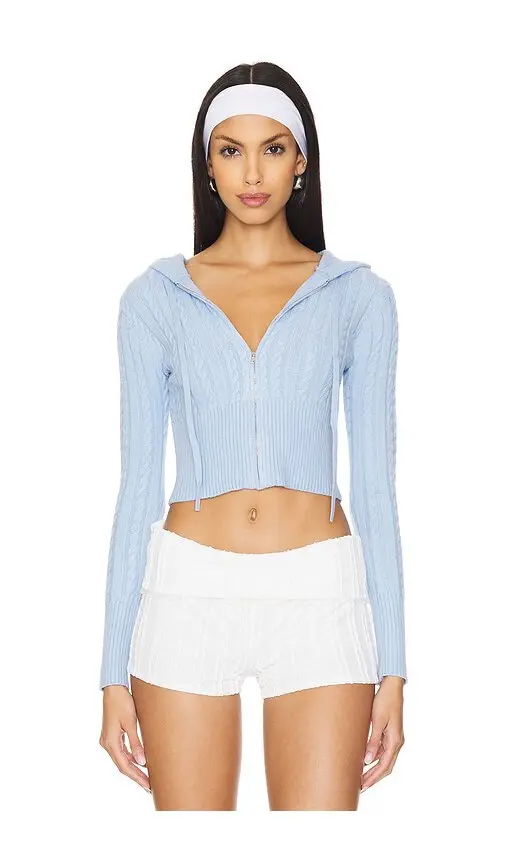MORE TO COME Maren Zip Up Sweater