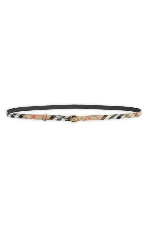 Burberry Check Canvas Belt