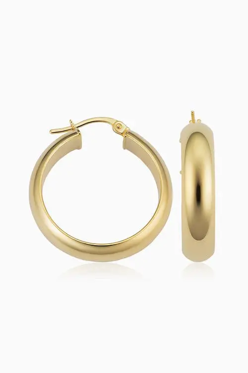 ORADINA 14k High Society Large Hoop Earrings