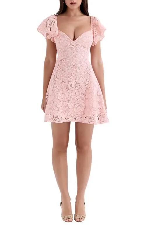 House Of Cb Verity Lace Minidress