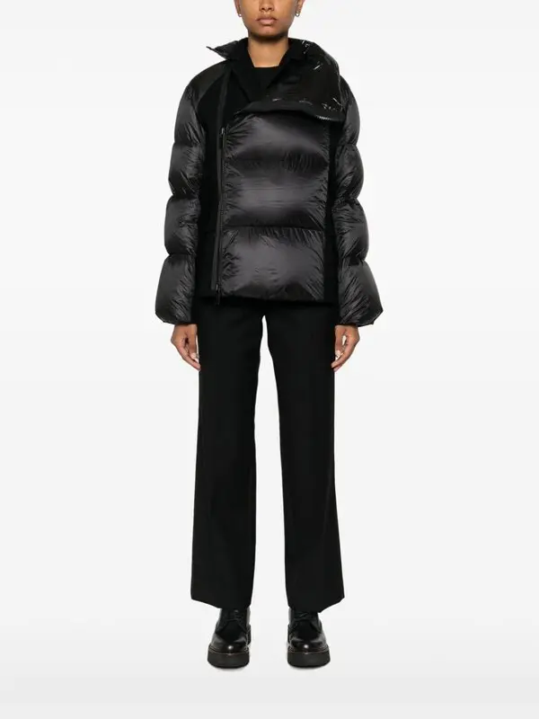 Sacai Wool-paneled Puffer Jacket