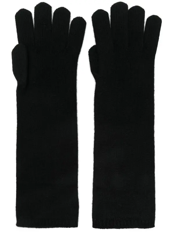 Max Mara Cashmere Gloves - Black