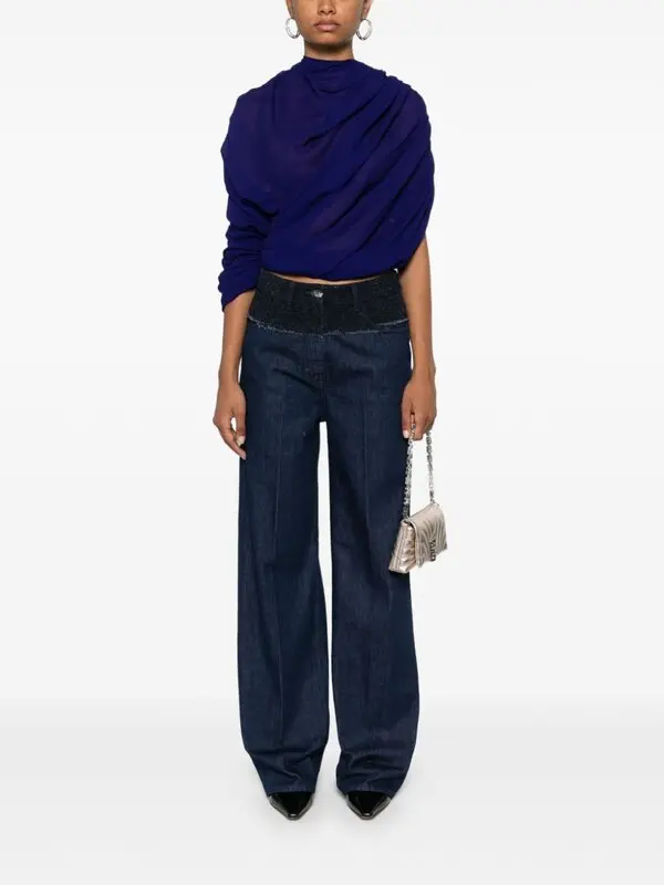 Givenchy Bouclé-paneled Jeans