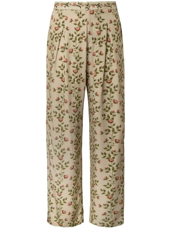 Agua Bendita Florecer Flared Trousers