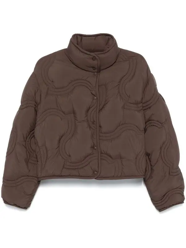 Moncler Beryl Puffer Jacket - Brown