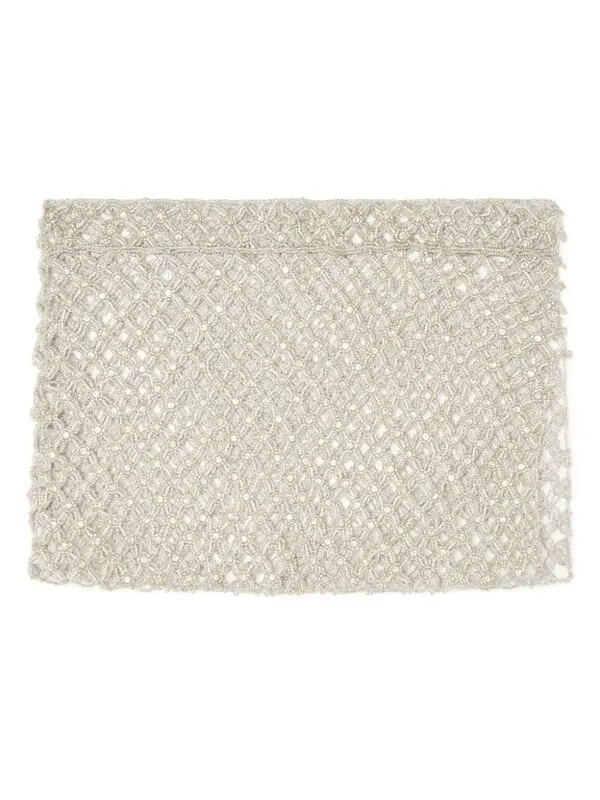 Alanui Open-knit Mini Skirt