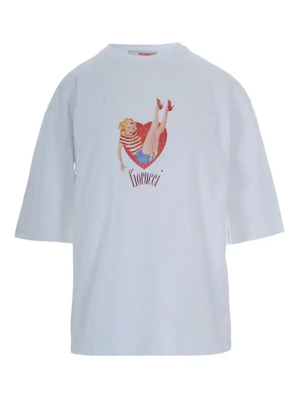 Fiorucci Printed Cotton T-shirt - Multicolor