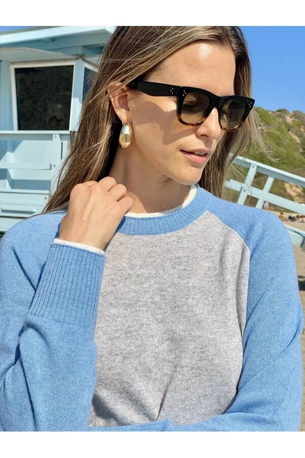 27 Miles Malibu Cashmere Baseball Pullover
