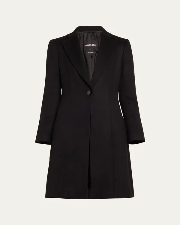 Giorgio Armani Essentials Cashmere Tailored Coat