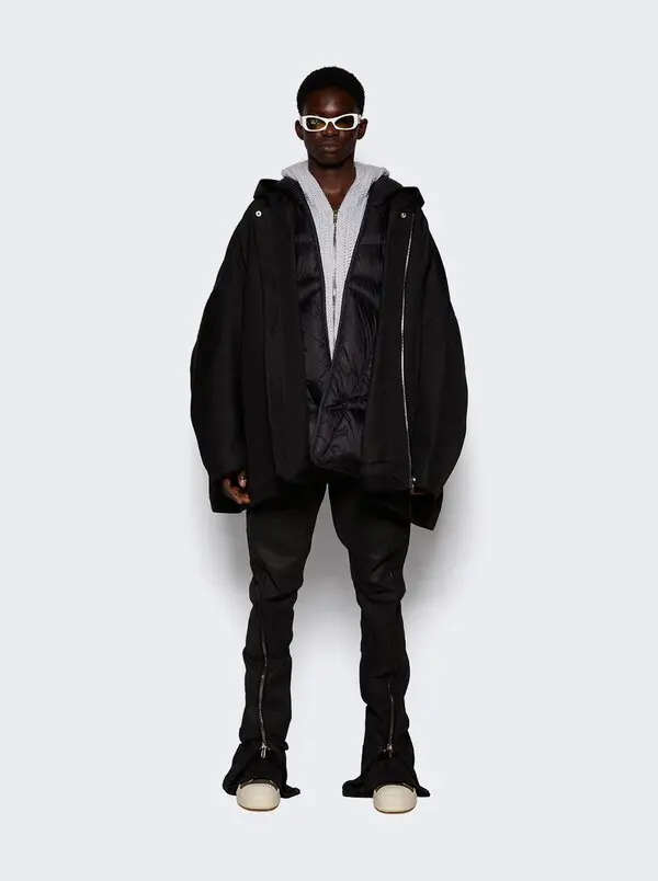 Rick Owens Zipped Hoodie - Pale Blue