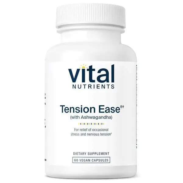 VITAL NUTRIENTS Tension Ease With Ashwagandha 60 Capsules