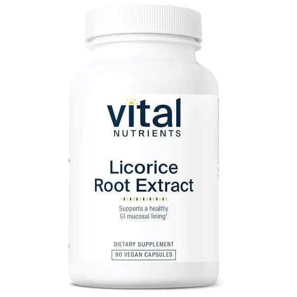 VITAL NUTRIENTS Licorice Extract 400mg 90 Capsules