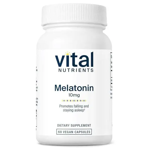 VITAL NUTRIENTS Melatonin 10mg 60 Capsules