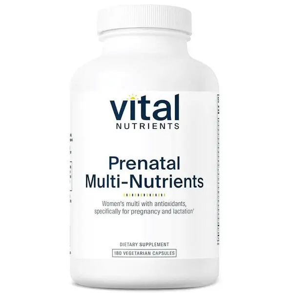 VITAL NUTRIENTS Prenatal Multi-nutrients 180 Capsules
