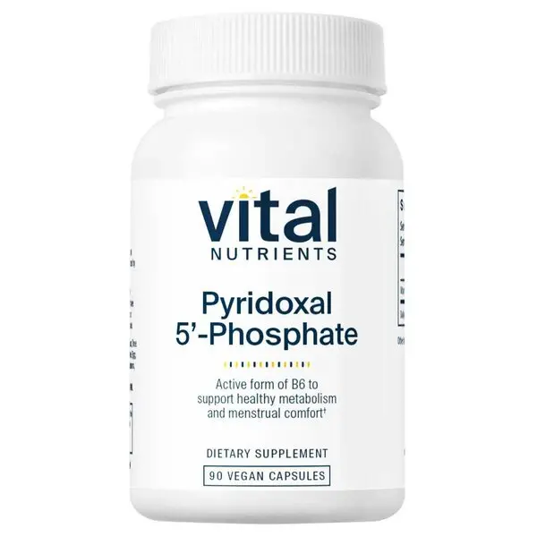 VITAL NUTRIENTS Pyridoxal-5-phosphate 50mg 90 Capsules