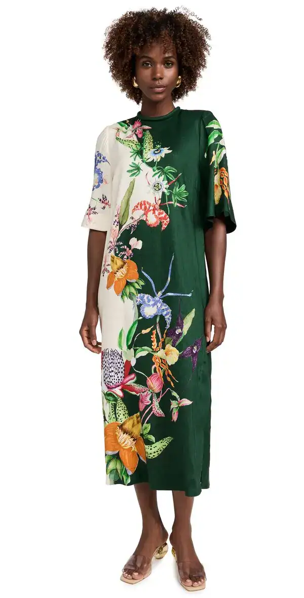 Alemais Agie Midi Dress In Multi - 50% Off | Editorialist