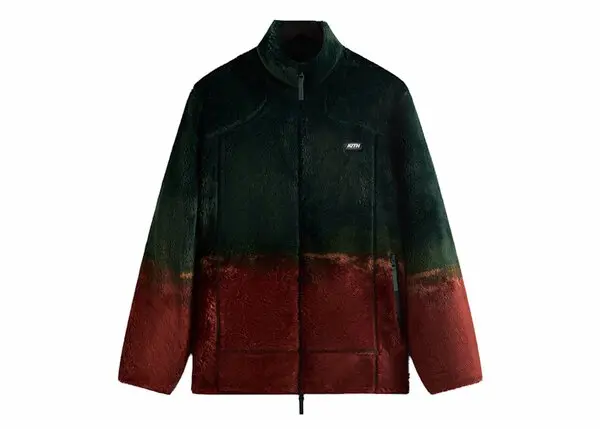 Kith Hazy Script Harper Vintage Sherpa Full Zip Jacket