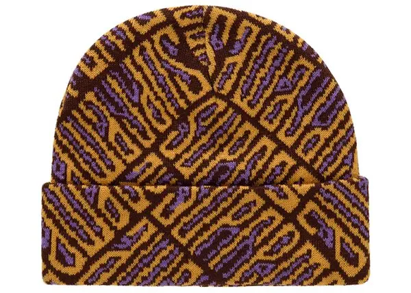 Supreme Funk Spellout Beanie - Orange