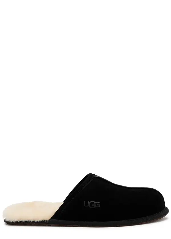 UGG Scuff Suede Slippers - Black