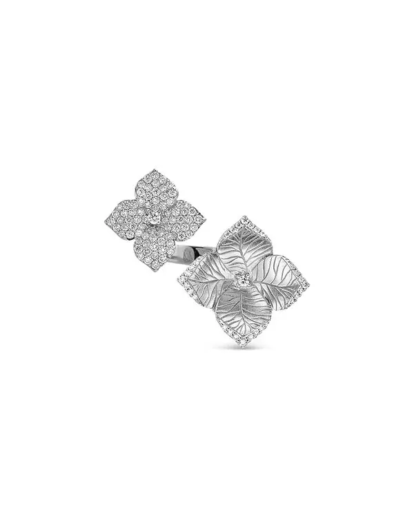 Piranesi 18k Gold Double Oro Fiore Diamond Ring