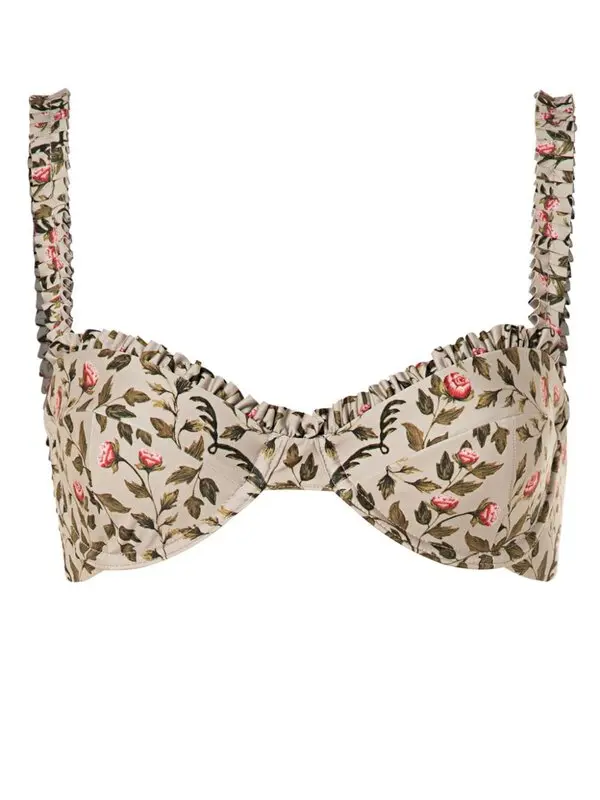 Agua Bendita Agraz Sueño Bikini Top - Neutrals