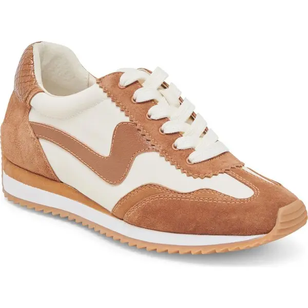 Dolce Vita Suede Sneakers - Pecan Nylon