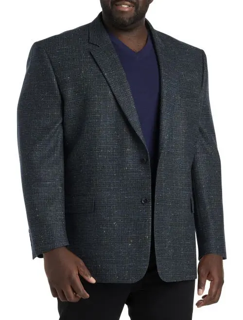OAK HILL PREMIUM BY DXL Big & Tall Textured Sport Coat