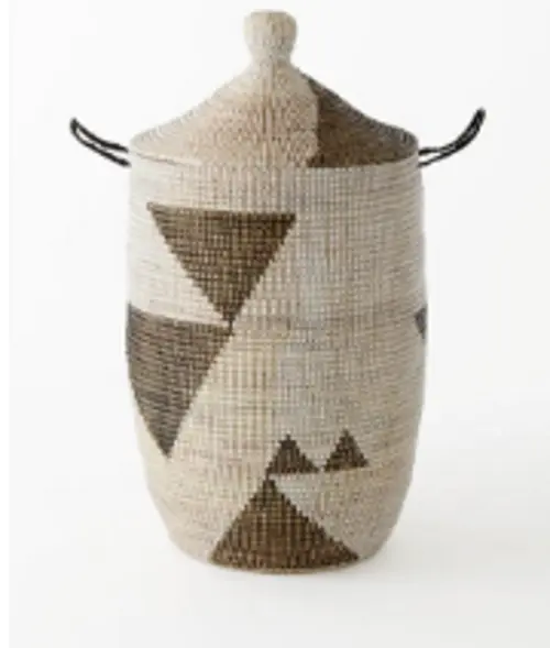 MBARE Dou Lid Storage Basket Graphic Print