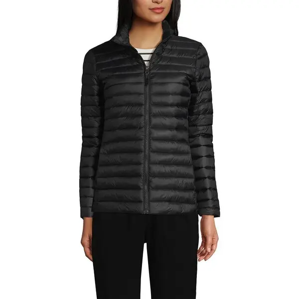 LANDS' END Thermoplume School Uniform Jacket - Black