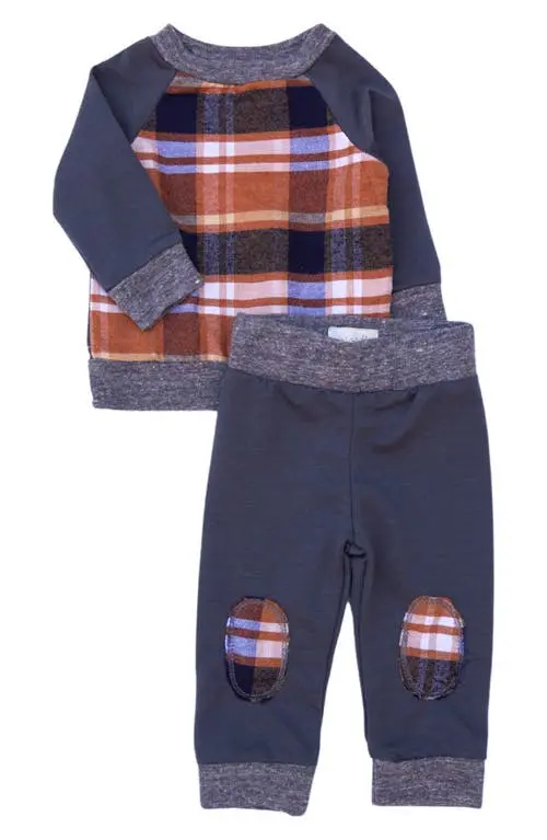 MIKI MIETTE Charlie Cotton Blend Long Sleeve Top & Pants Set