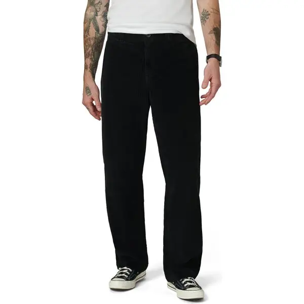 JOE'S Relaxed Corduroy Trousers - Black