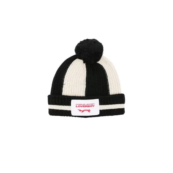 CHARLES JEFFREY LOVERBOY Pompom Beanie - Multicolor