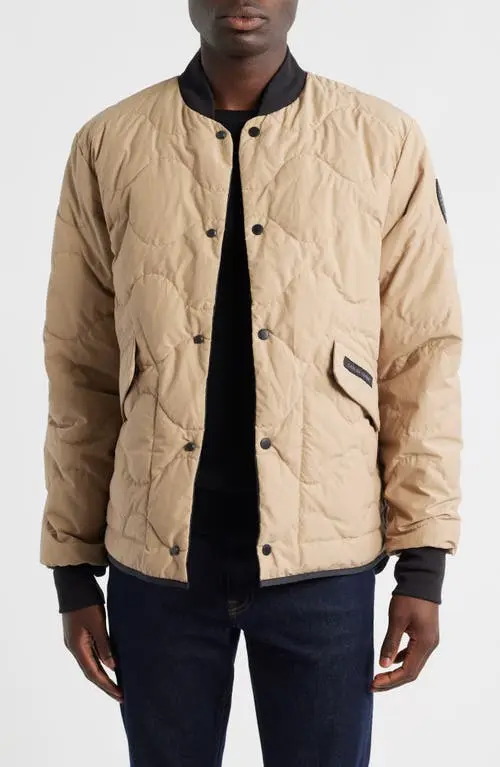 Canada Goose Boswell Water Repellent Reversible 750 Fill Power Down Liner Jacket - Desert Sand/black