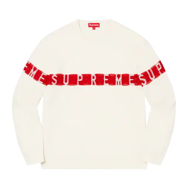 Supreme Inside Out Logo Sweater - White