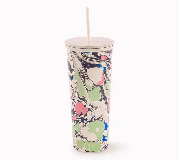 AMELIN ARCHIVE Stainless Steel Tumbler With Str W