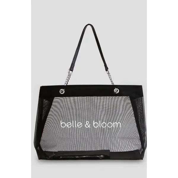 BELLE & BLOOM Wild Lover Tote Bag - Black/white