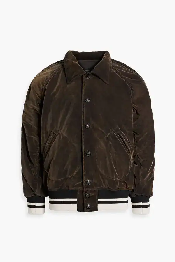 Maison Margiela Velvet Jacket In Brown - 60% Off | Editorialist