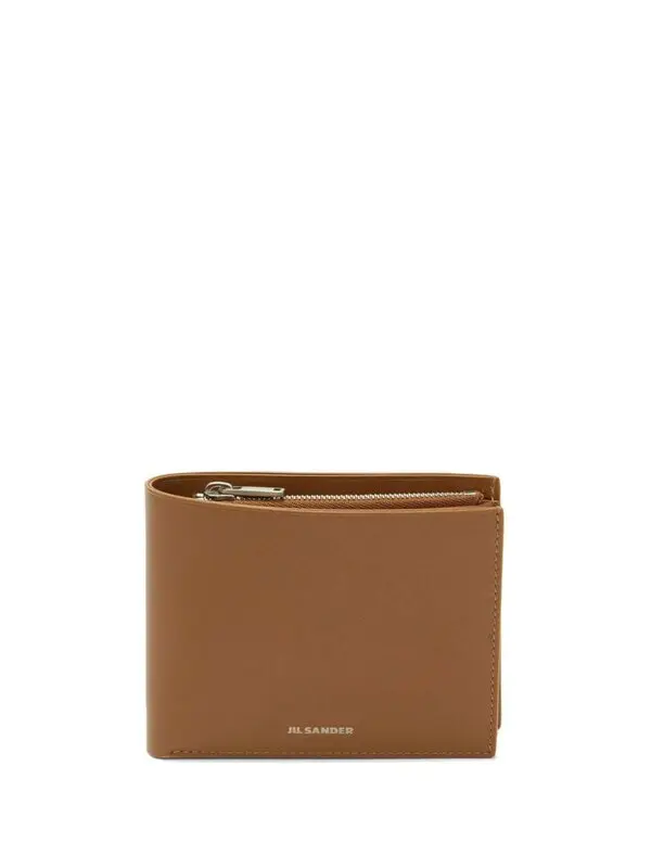 JIL SANDER Leather Bi-fold Wallet