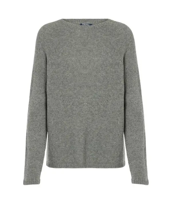 Max Mara Georg Wool And Cashmere-blend Sweater - Grey