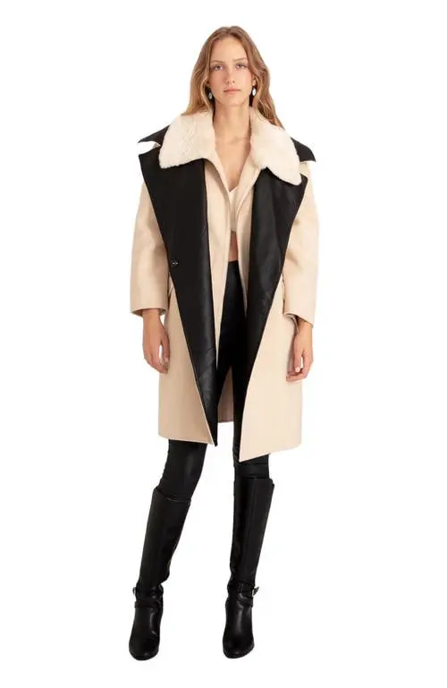 BELLE & BLOOM Watch Me Go Oversized Coat