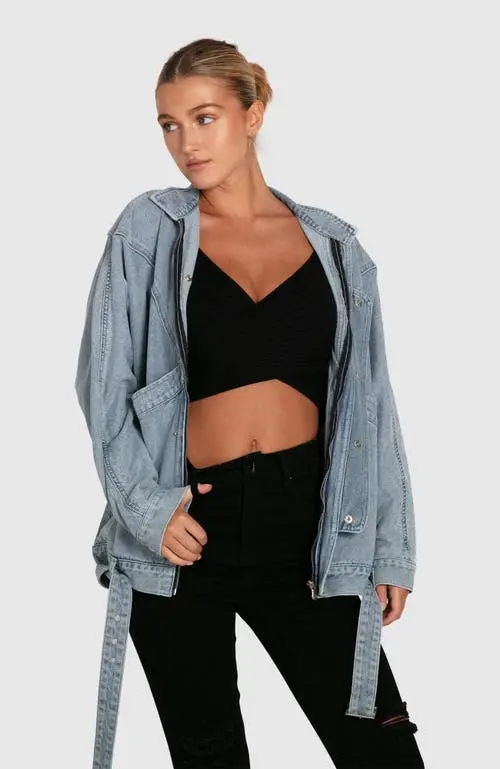 BELLE & BLOOM All About You Denim Jacket