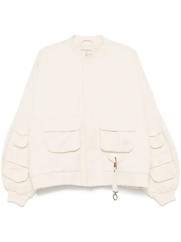 UNTITLED ARTWORKS Washed Cargo Bomber Jacket