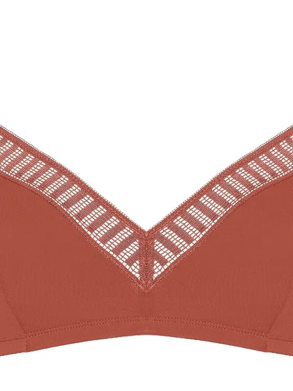 ERES Madeleine Graphic Triangle Bra - Brown