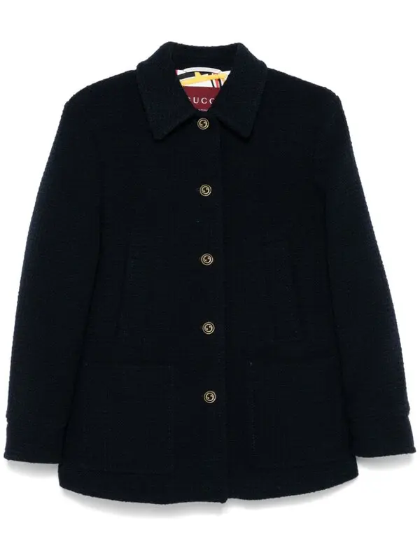 Gucci Checked Bouclé Jacket