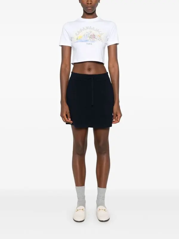 MARANT ETOILE Amaline Mini Skirt - Blue