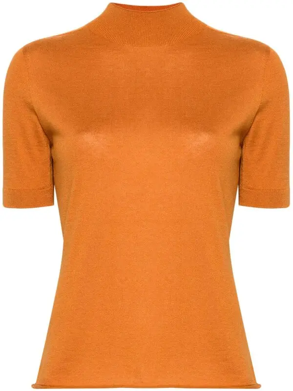 TWINSET Mock-neck Knitted Top