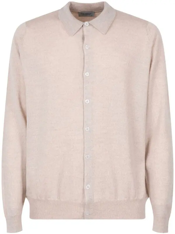 John Smedley Tibor Cardigan - Neutrals